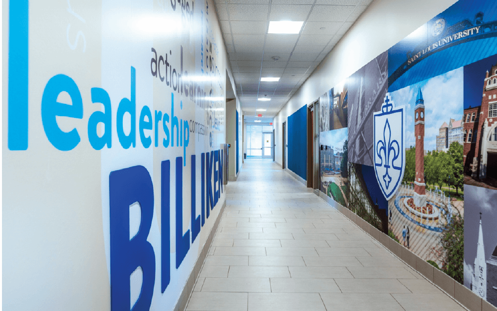 Large Format Printing Ideas for Curved Walls