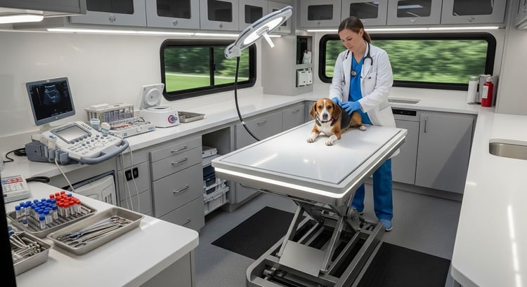 Veterinary Mobile Clinics for Animal Rescue & Pet Care Services